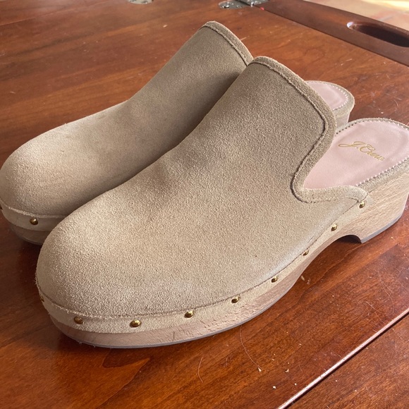 J. Crew | Shoes | Jcrew Suede Clogs | Poshmark
